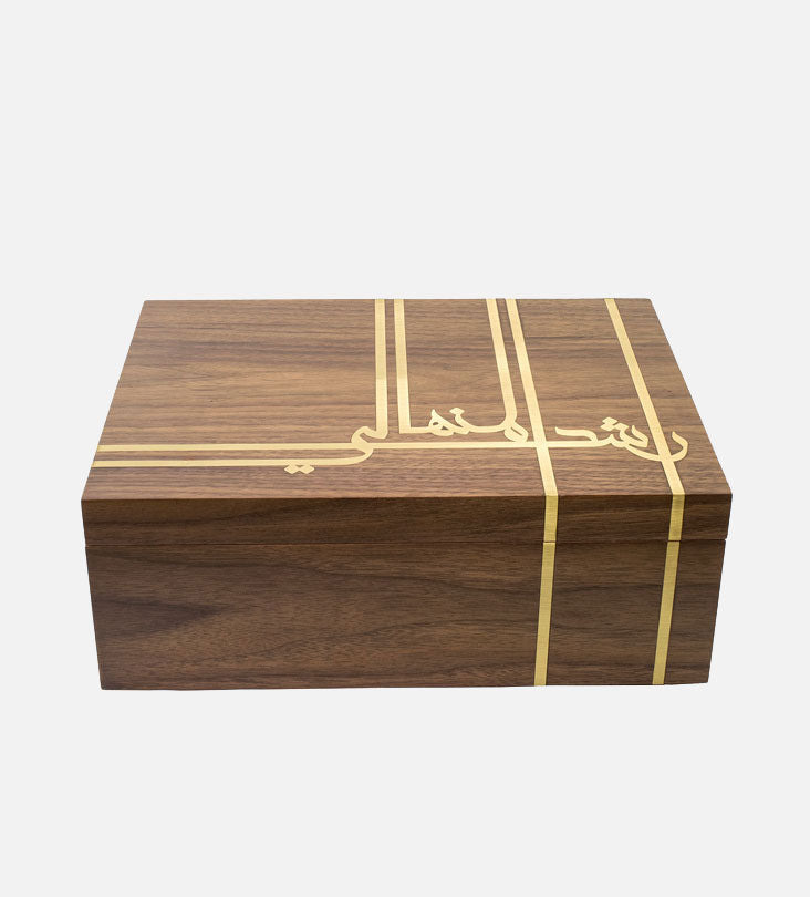 Stylish Name Calligraphy Humidor - Personalized Gift – Kashida Design