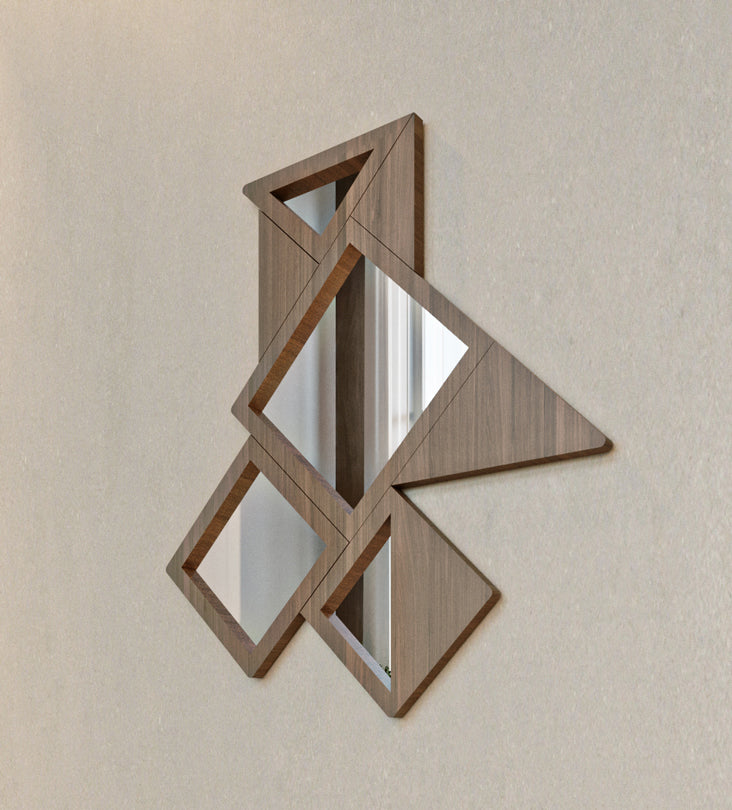 Kashida - Nuqat Origami Vertical Mirror – Kashida Design