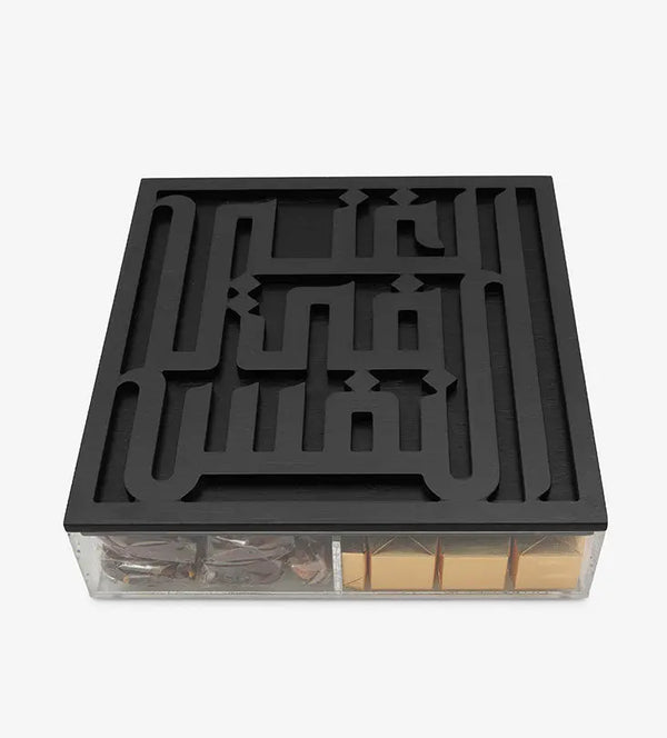 Kashida - Ghina Acrylic Box - Regular (Brown) – Kashida Design